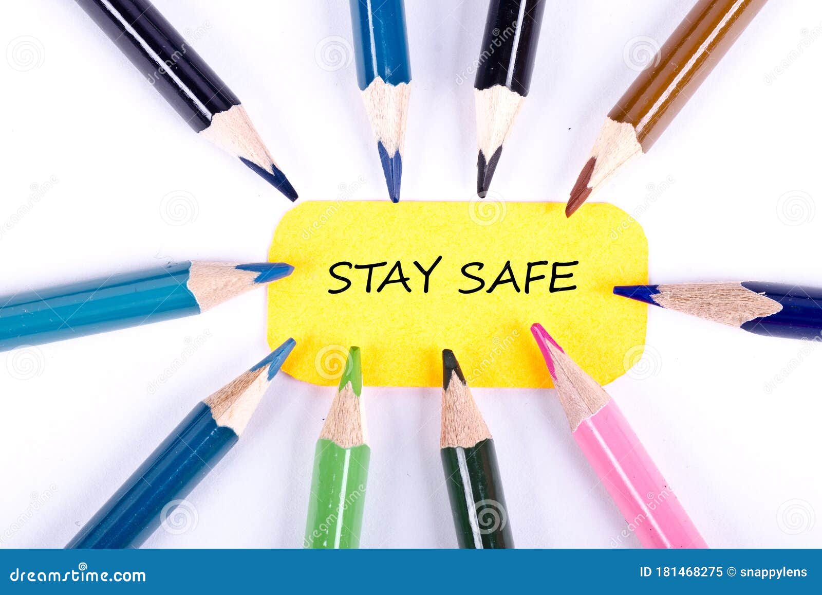 Concept Image with Stay Safe Word Stock Image - Image of pandemic, safe ...