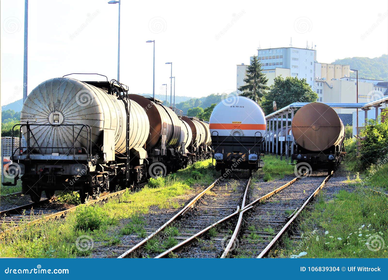 An Image of a Tank Train, Rail Editorial Stock Image - Image of summer ...