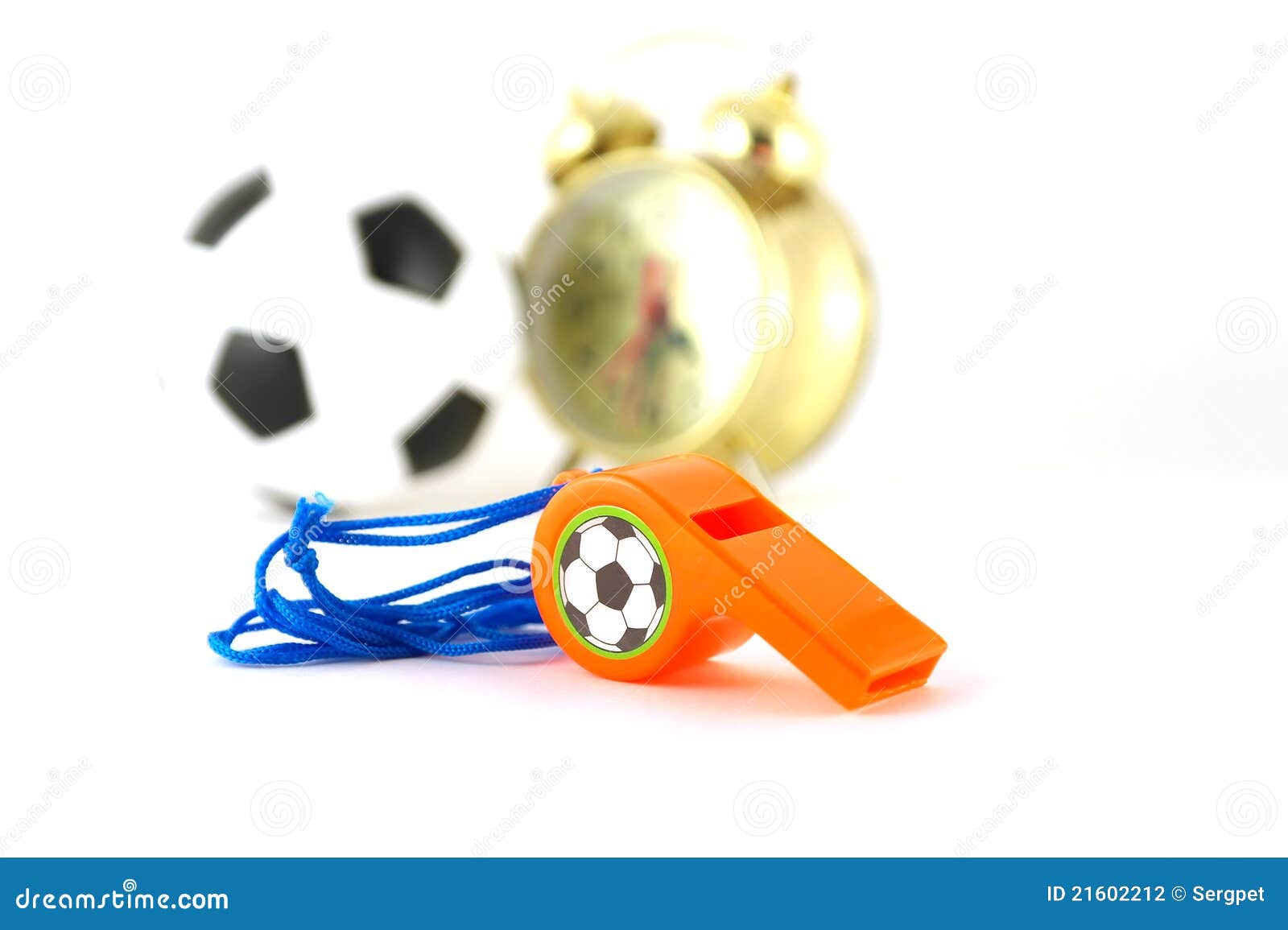 Concept Image: Time for Football Stock Photo - Image of clock, sphere ...