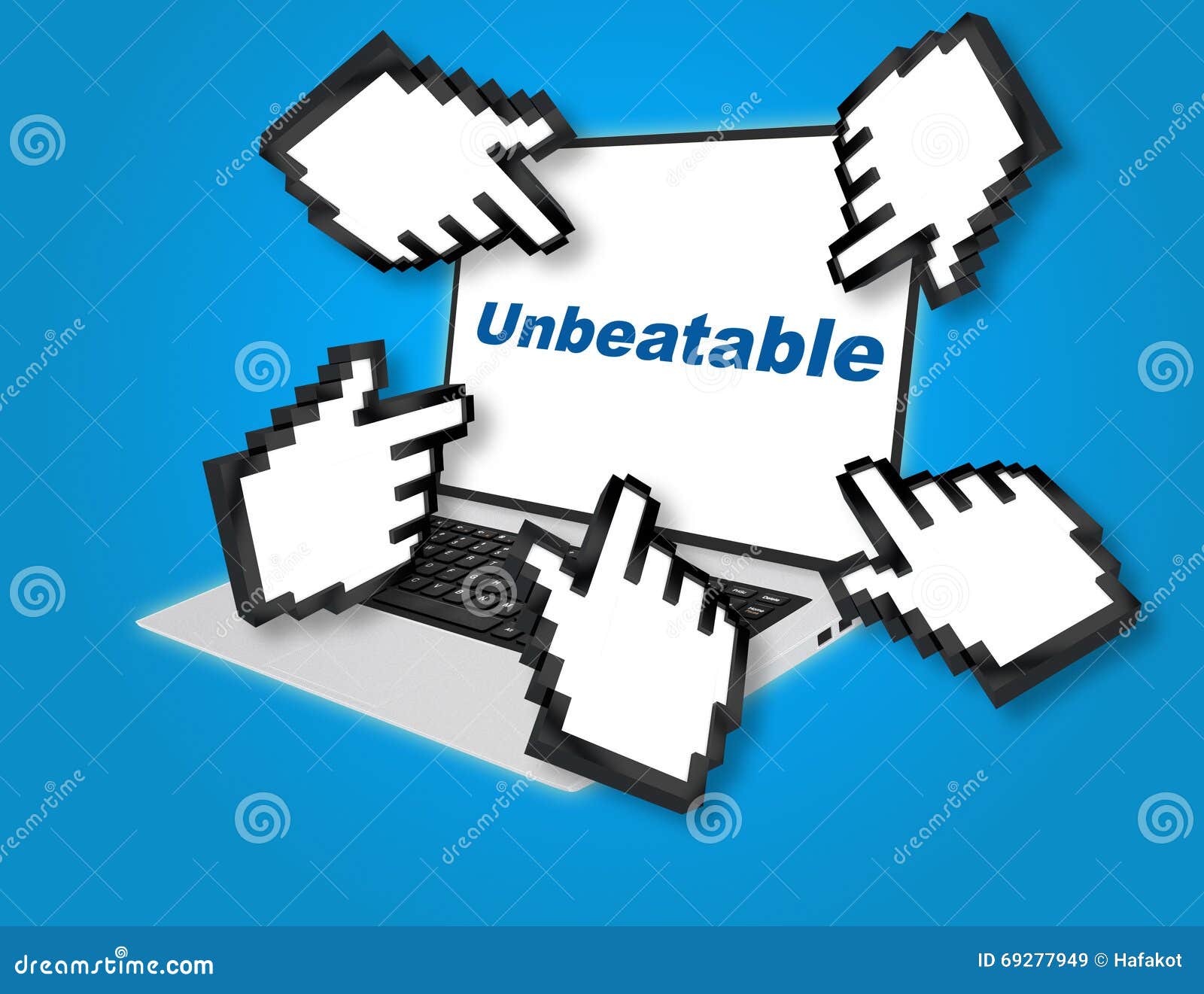 Concept Imbattable De Concurrence Illustration Stock - Illustration du ...