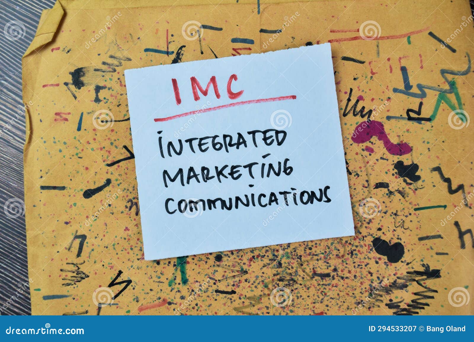 Concept of IMC - Integrated Marketing Communications Write on Sticky ...