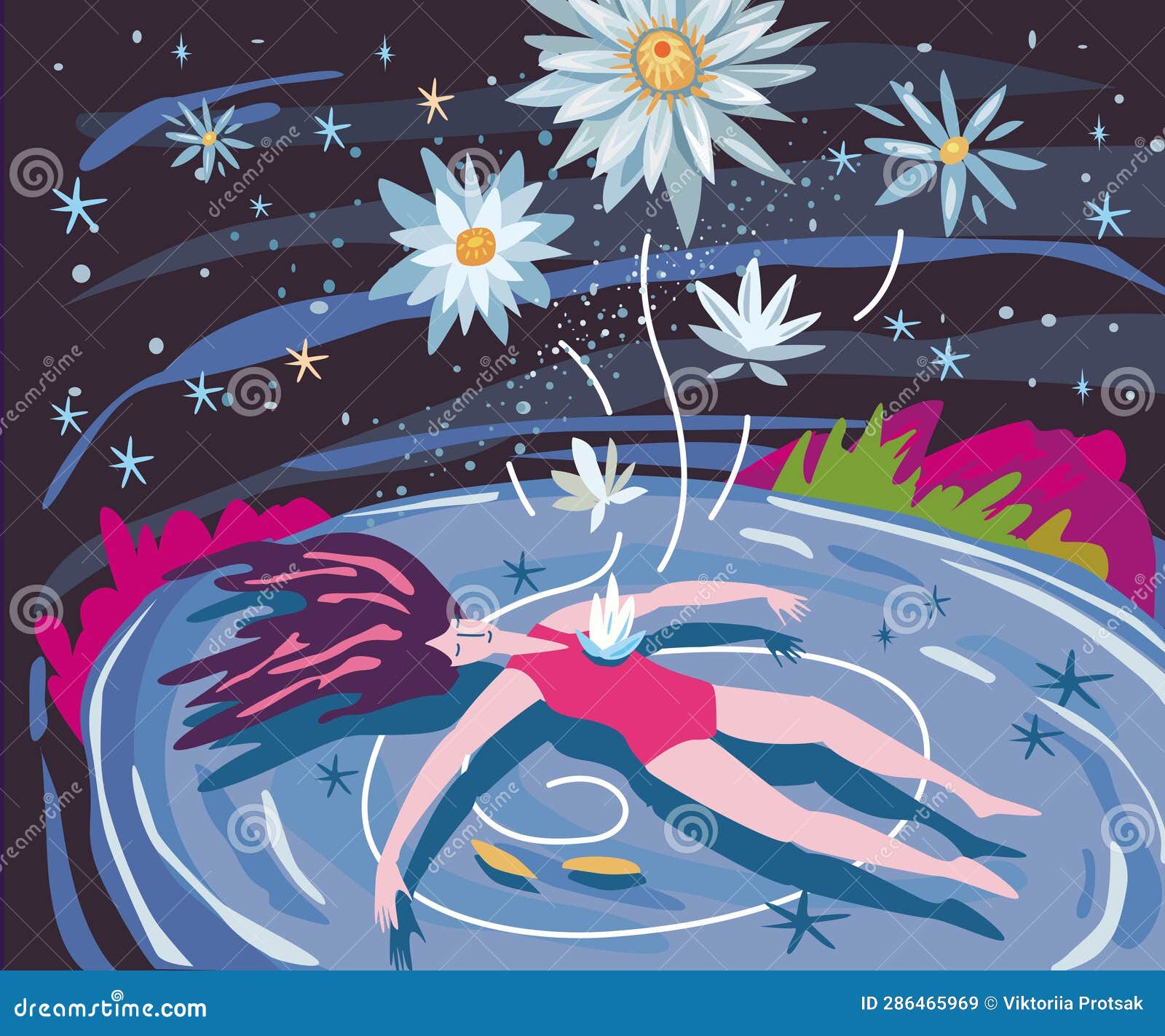 Concept For Immersion In The Inner World Cartoon Vector | CartoonDealer ...