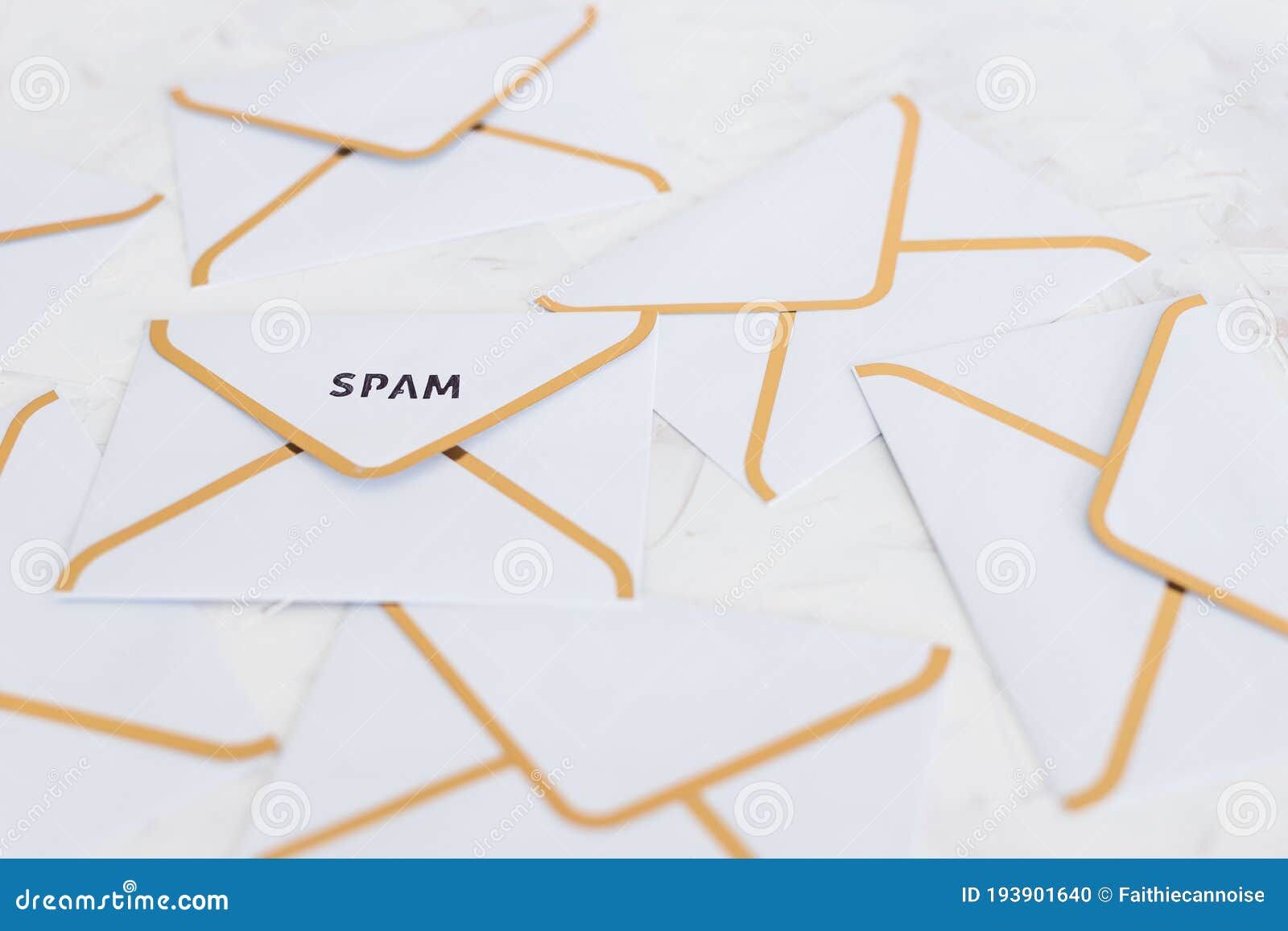 Concept of Inbox Organisation, Spam Email Envelopes Surrounded by Other ... Concept of Inbox Organisation, Spam Email Envelopes Surrounded by Other ...