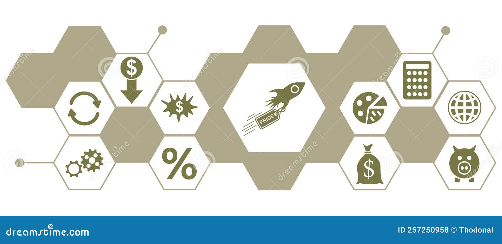 Concept of inflation stock illustration. Illustration of financial ...