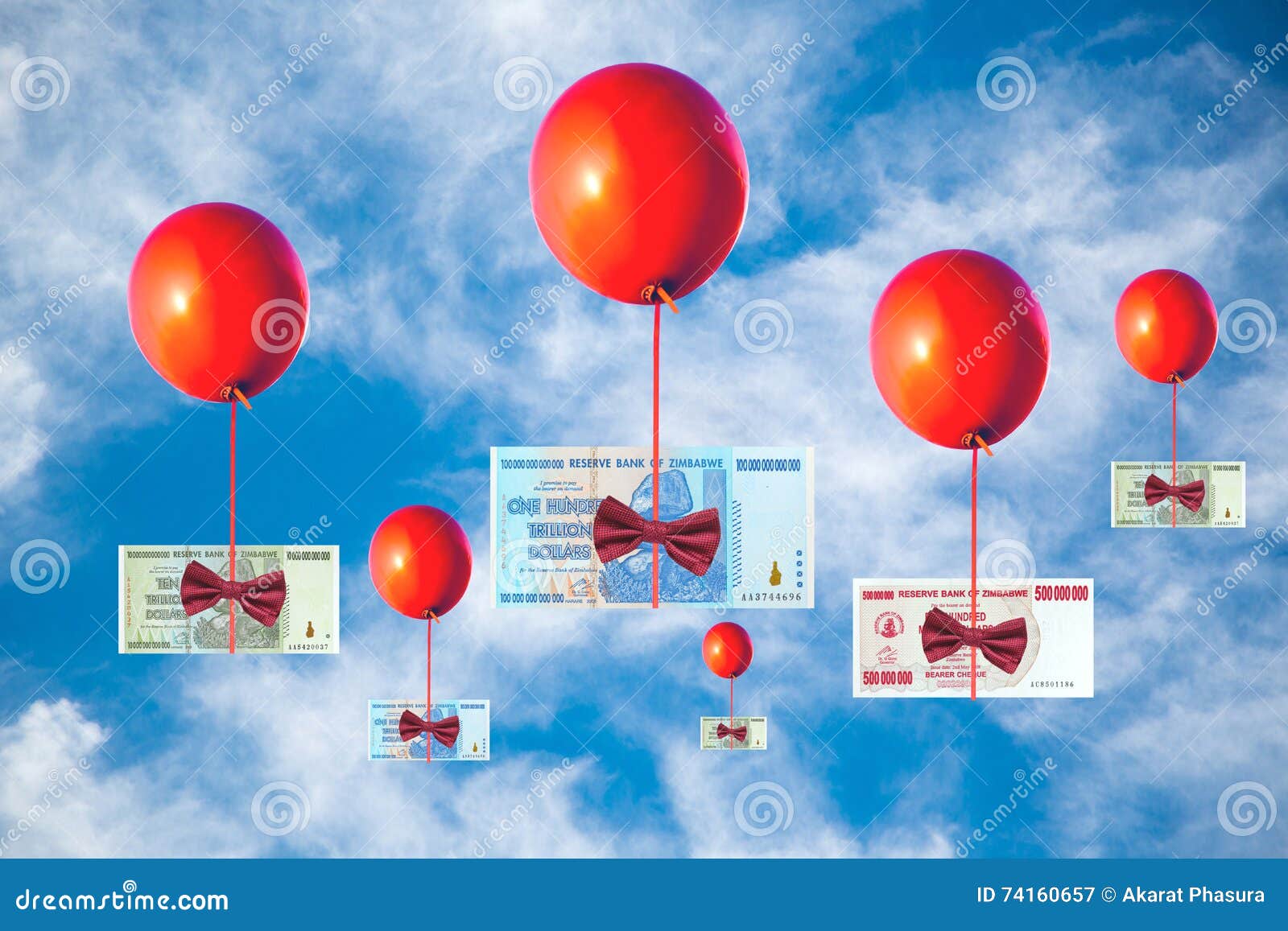Concept of Inflation and Currency Fluctuations Stock Image - Image of ...
