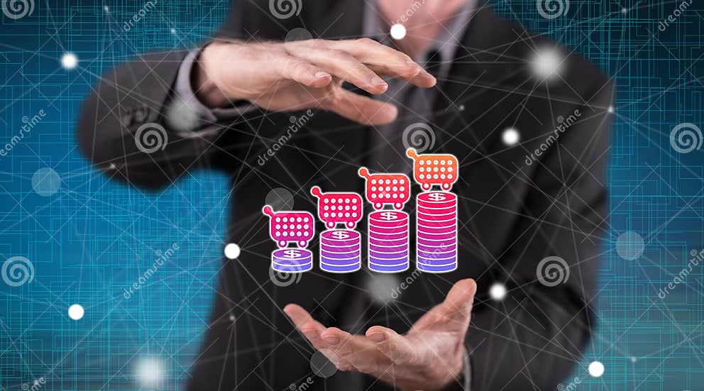 Concept of inflation stock image. Image of inflation - 258793565