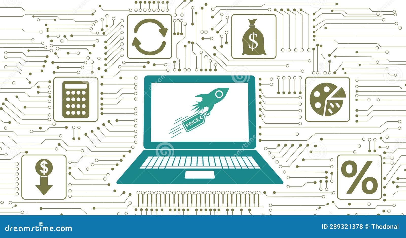 Concept of inflation stock illustration. Illustration of decrease ...