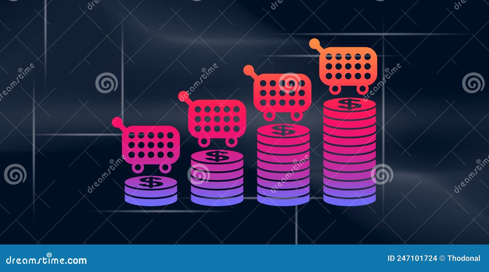 Concept of inflation stock illustration. Illustration of consumer ...