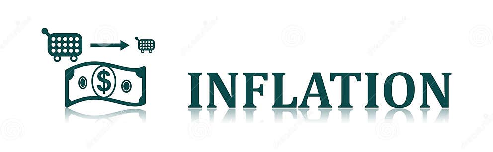 Concept of inflation stock illustration. Illustration of economic ...