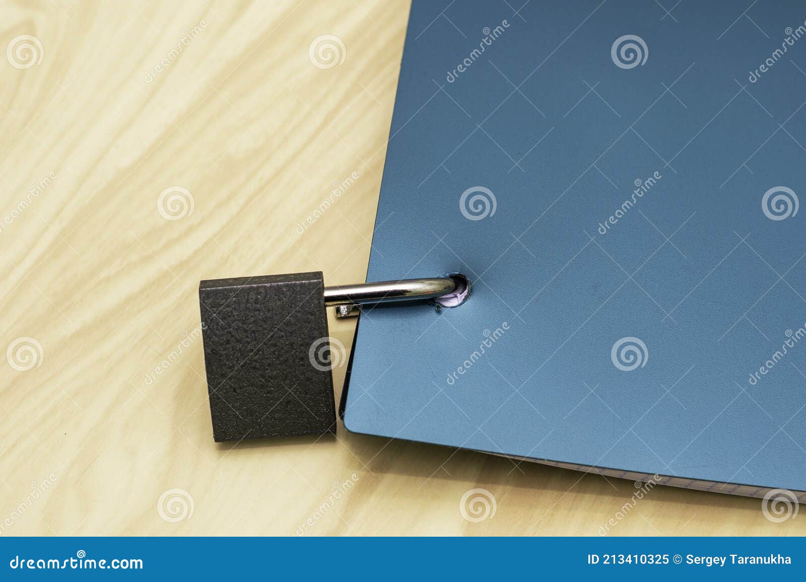 The Concept of Information Protection is an Open Lock Hanging on a ...