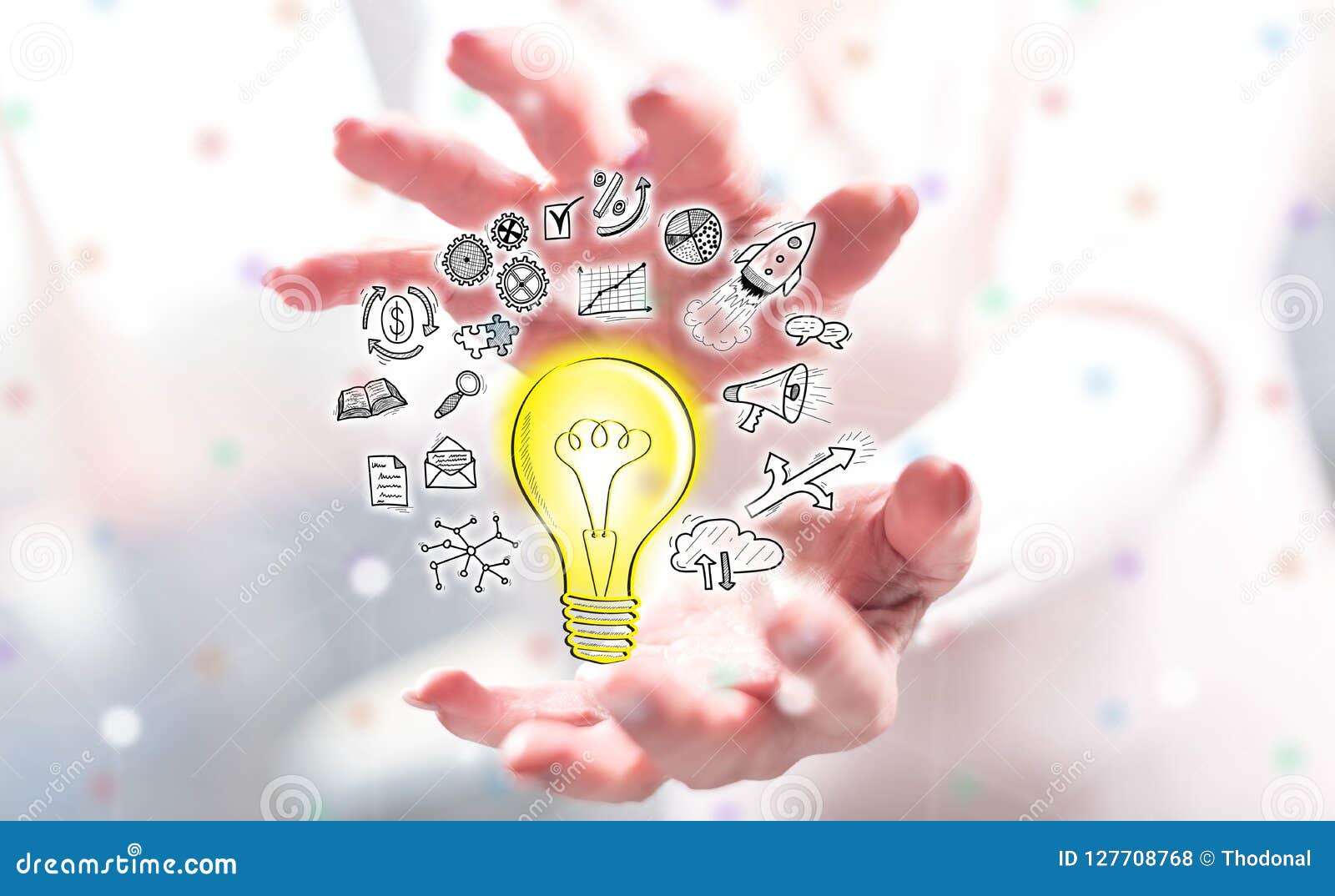 Concept innovatief idee stock foto. Image of succes - 127708768