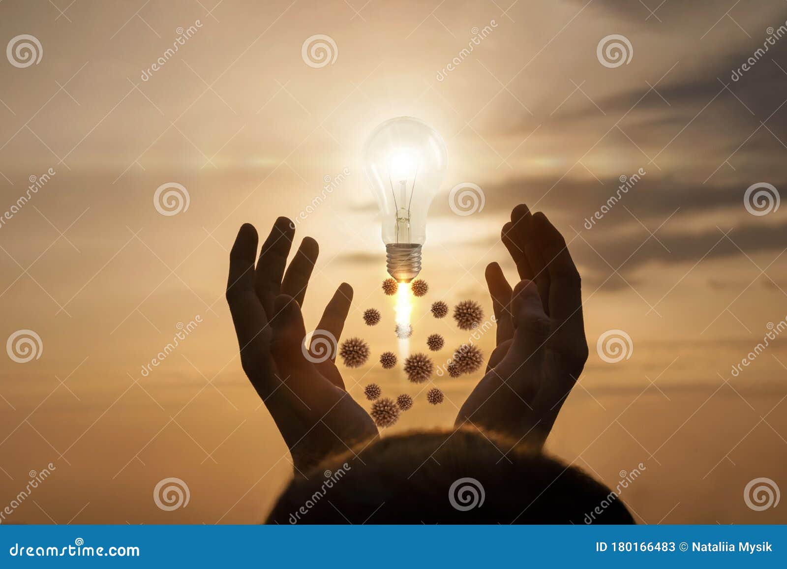 Concept of Innovative Ideas during a Pandemic Stock Image - Image of ...