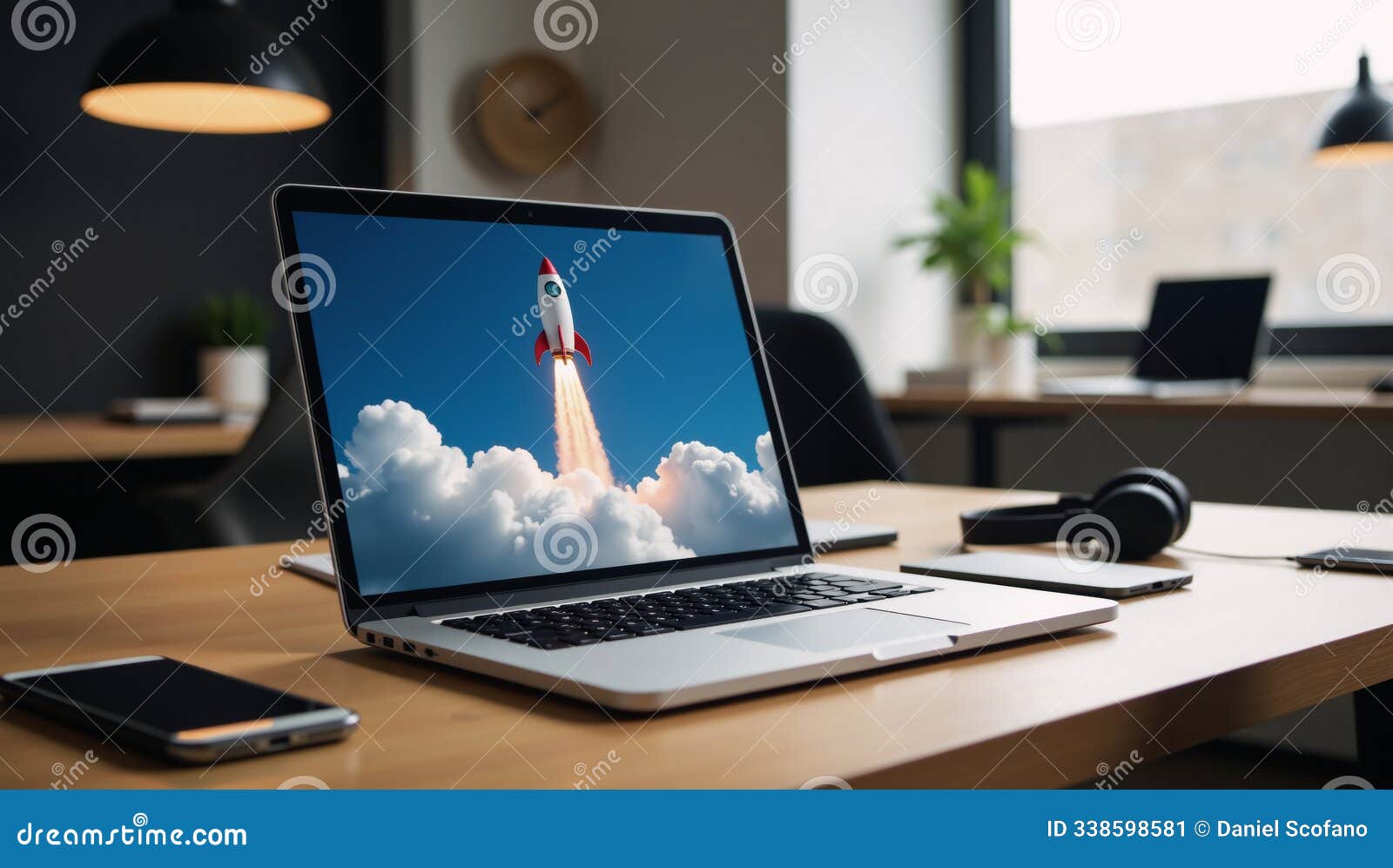 Innovative Startup Founders Brainstorming Ideas In Dynamic Open Concept ...