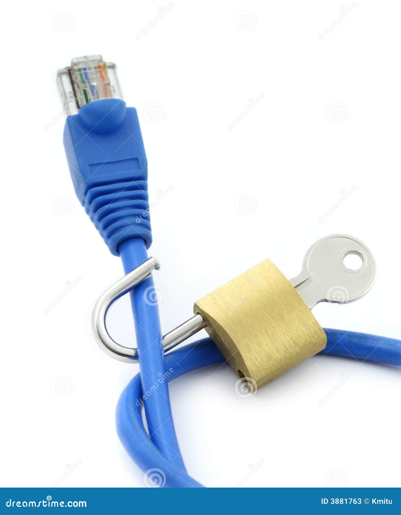 Concept of Insecure Internet Connection Stock Image - Image of ...