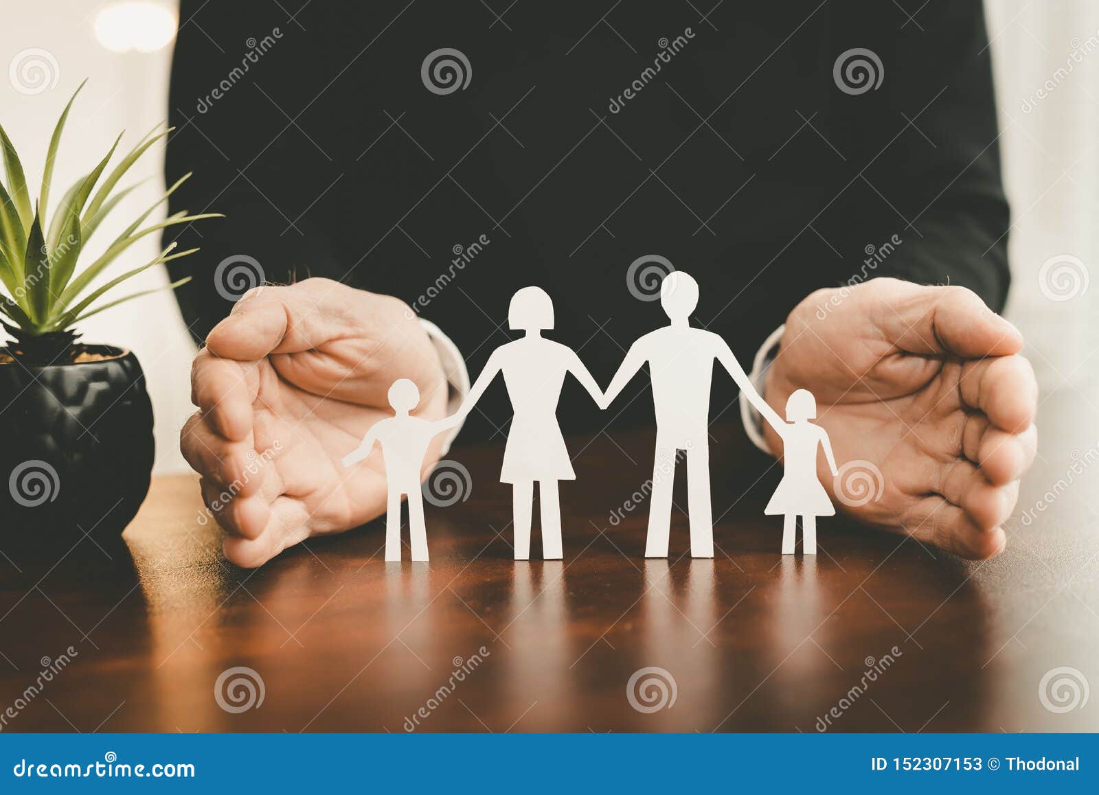 Concept of insured family stock image. Image of family - 152307153