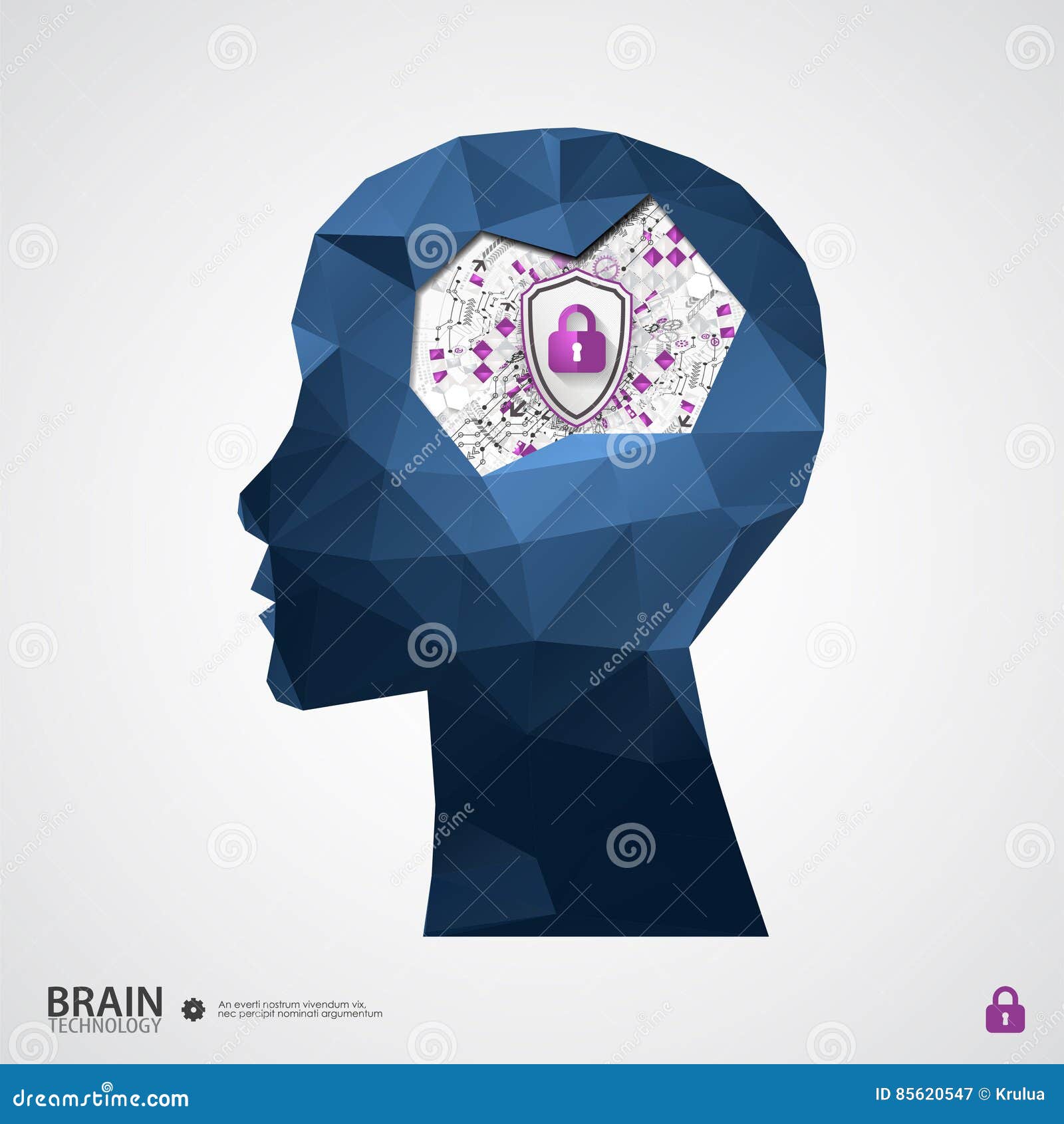 The Concept of Intellectual Property Protection. Stock Vector ...