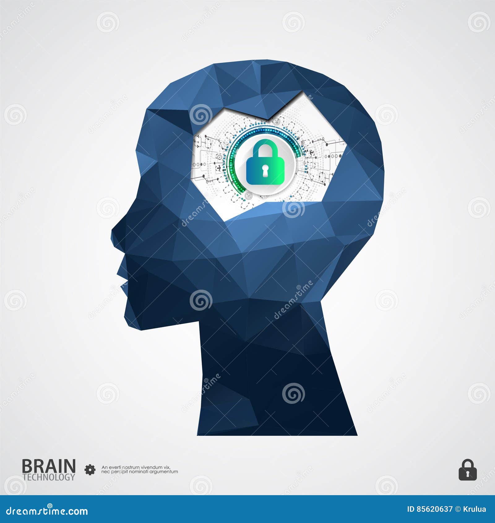 The Concept of Intellectual Property Protection. Stock Vector ...