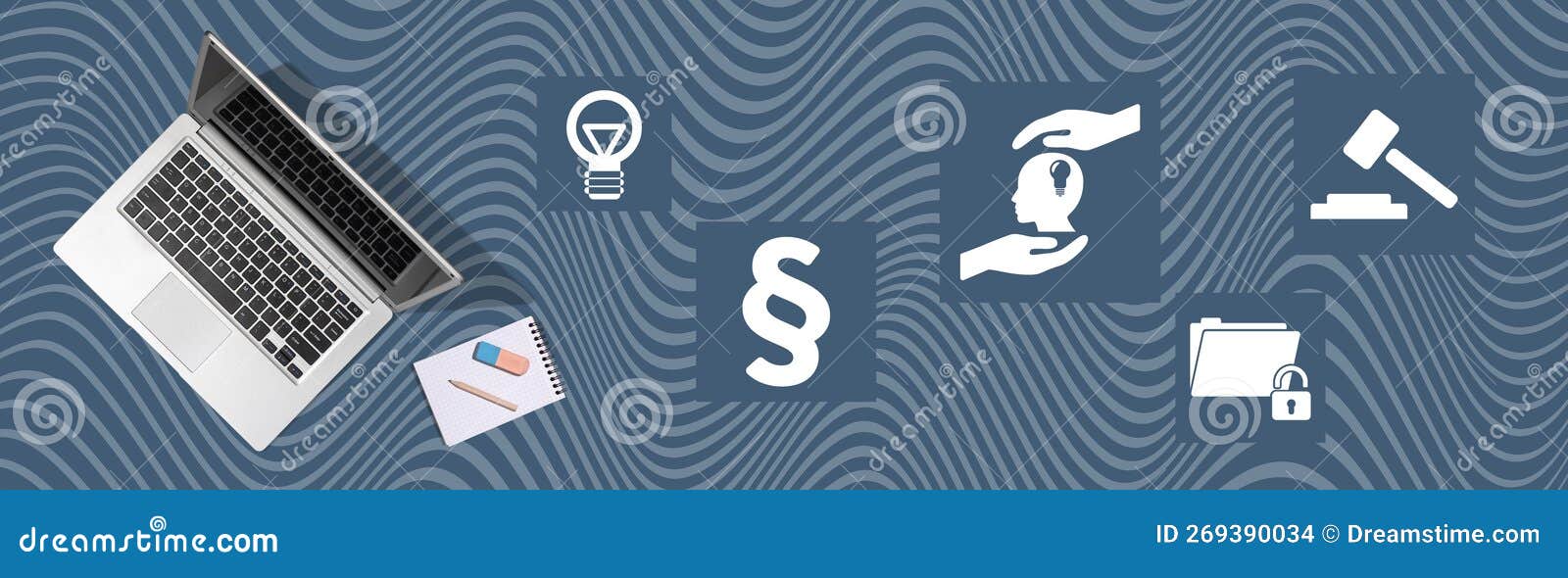 Concept of Intellectual Property Stock Photo - Image of license ...