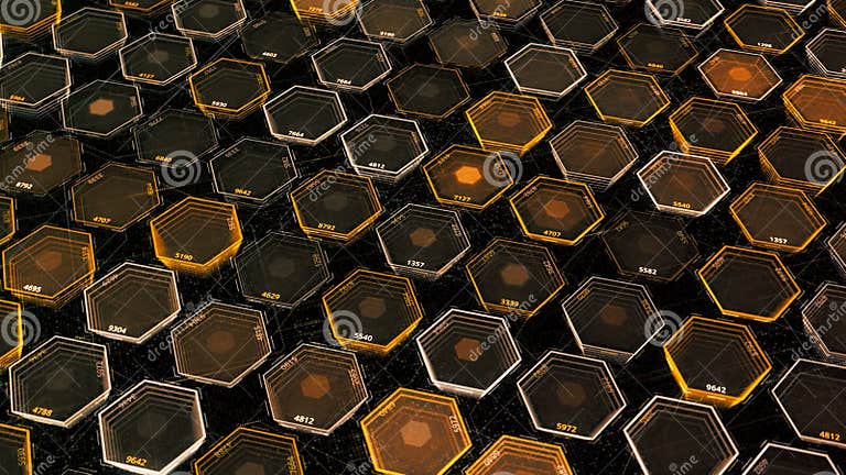 Concept of Internet and Computer Science. Animation Stock Illustration ...