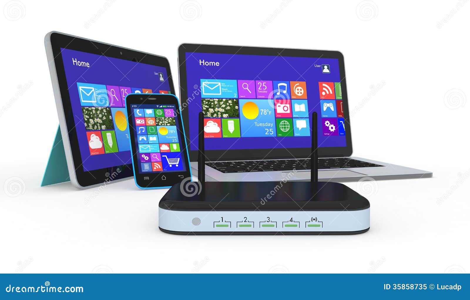 Concept of internet stock illustration. Illustration of networking ...