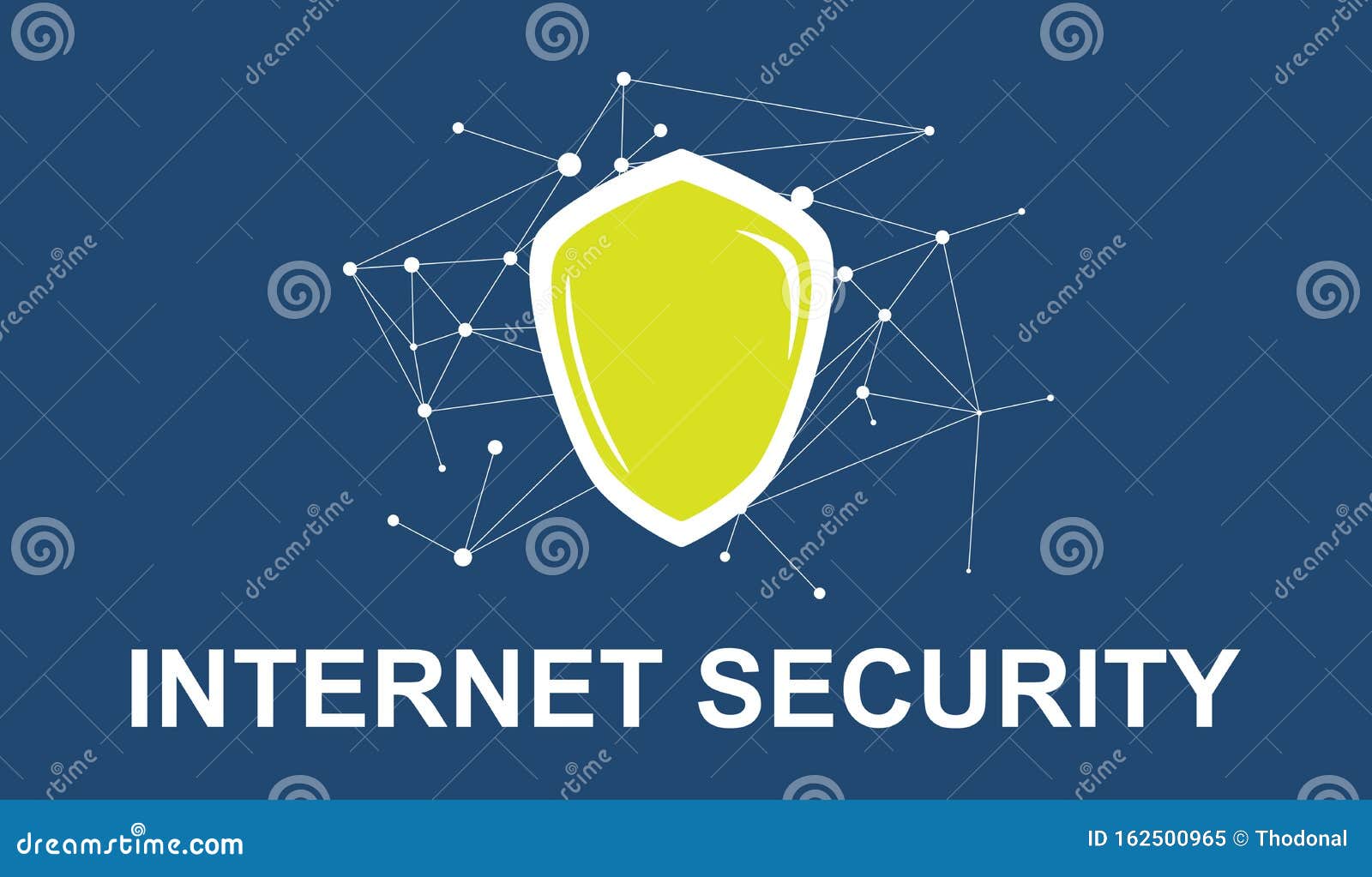 Concept of Internet Security Stock Illustration - Illustration of ...