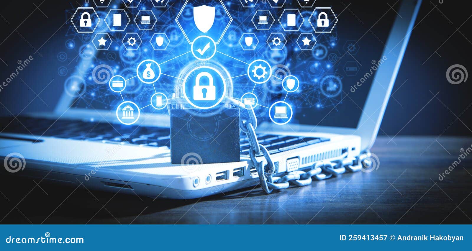 Concept of Internet Security. Network. Technology Stock Image - Image ...