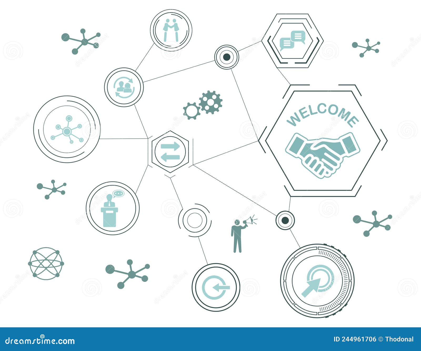 Concept of introduction stock illustration. Illustration of icon ...