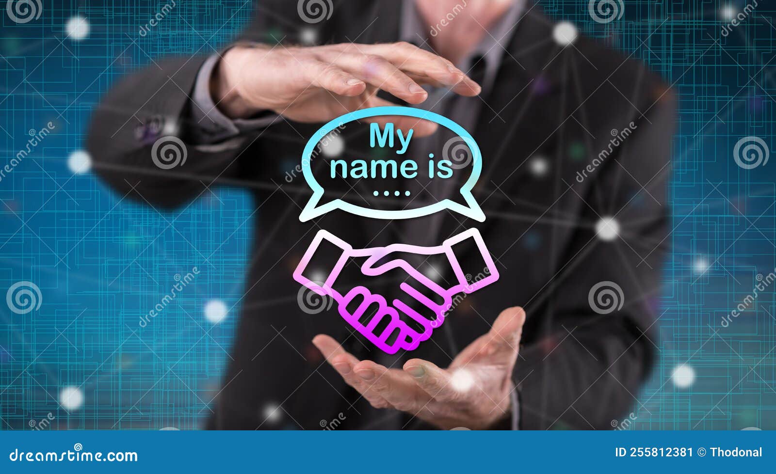 Concept of introduction stock image. Image of start - 255812381