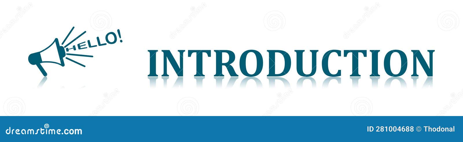 Concept of introduction stock illustration. Illustration of welcome ...