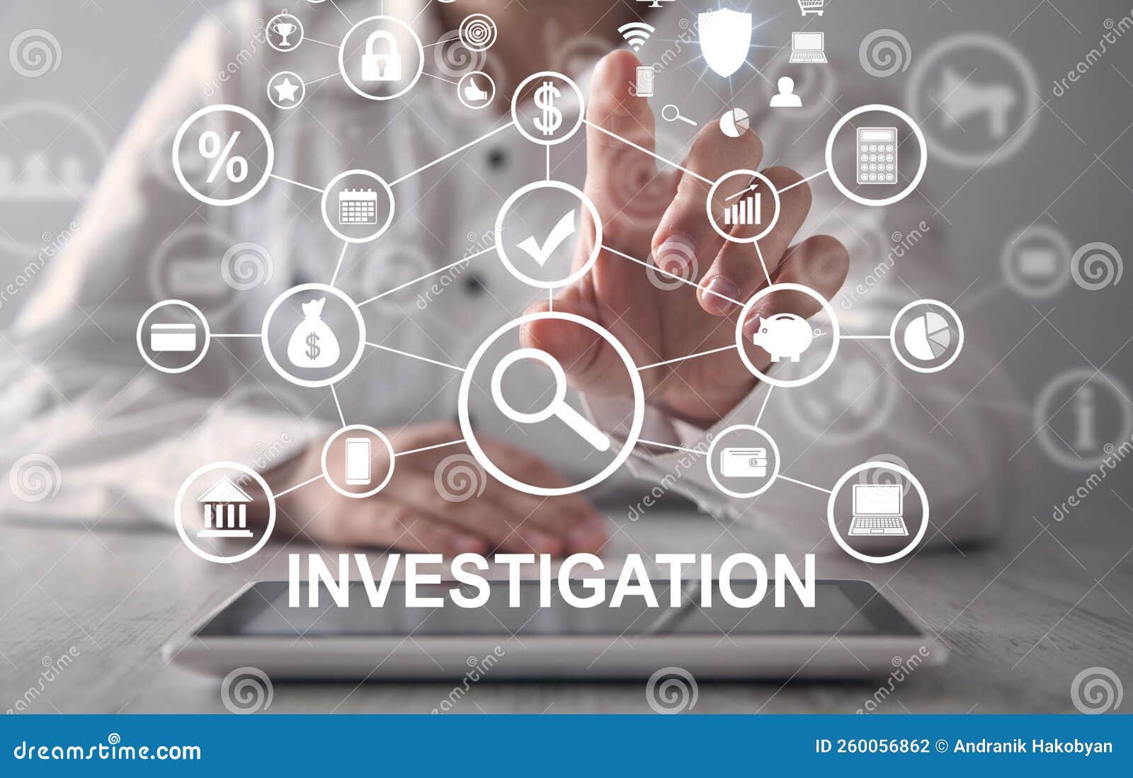 Concept of Investigation. Business Stock Photo - Image of data, private ...