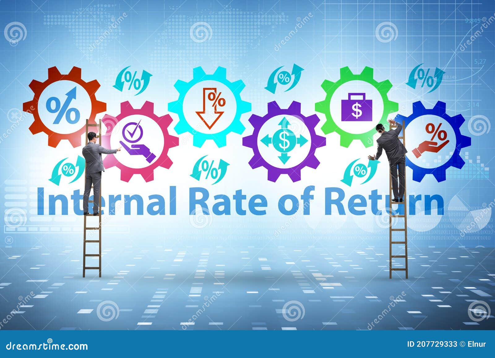 Concept of IRR - Internal Rate of Return Stock Image - Image of payback ...