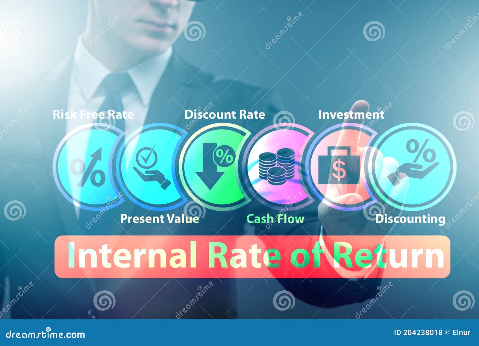 Concept of IRR - Internal Rate of Return Stock Photo - Image of payback ...