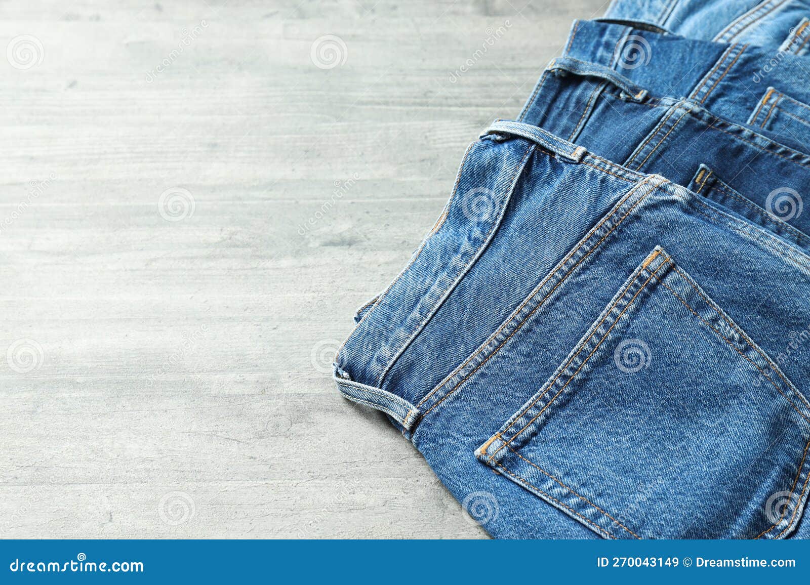 Concept of Jeans, Casual Clothes Concept, Jeans As daily Wear Stock ...