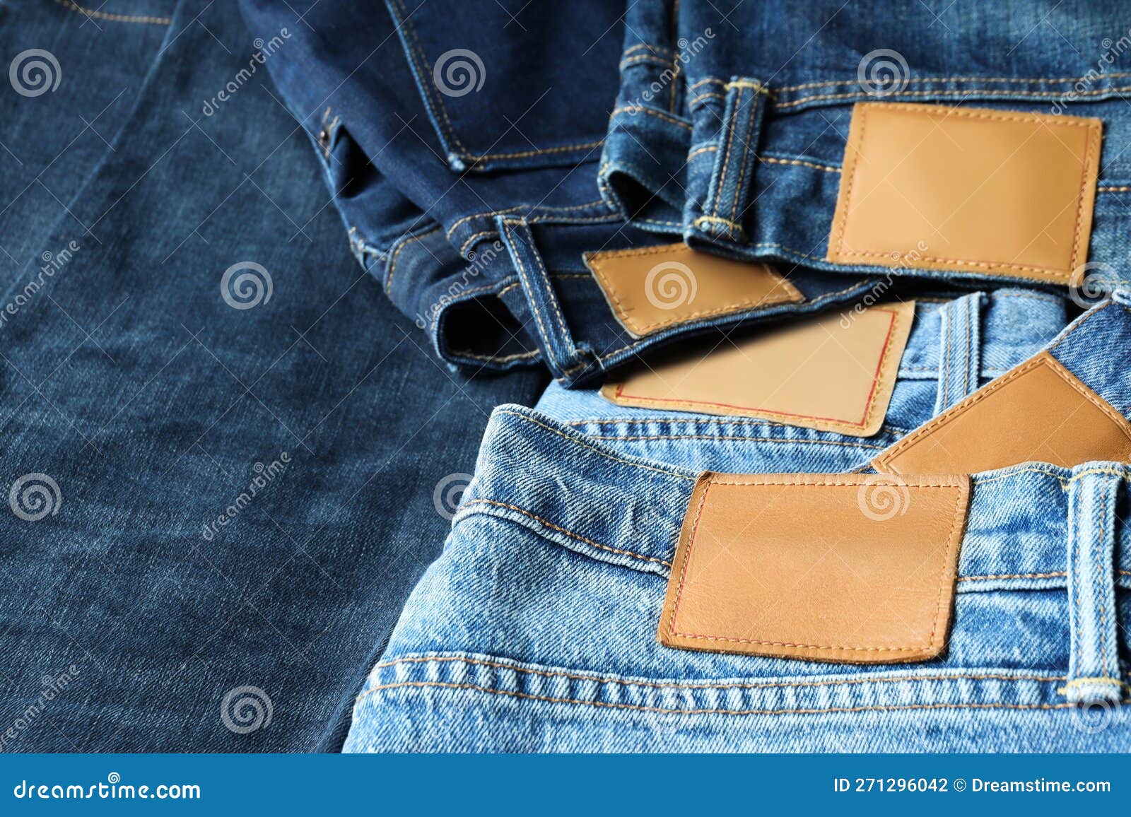 Concept of Jeans, Casual Clothes Concept, Jeans As daily Wear Stock ...