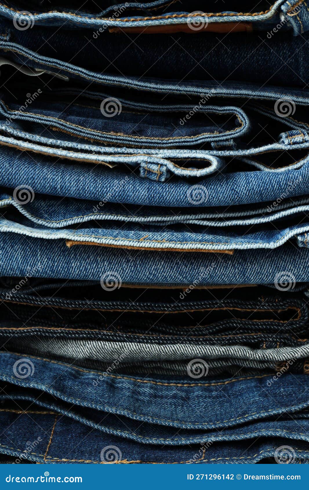Concept of Jeans, Casual Clothes Concept, Jeans As daily Wear Stock ...