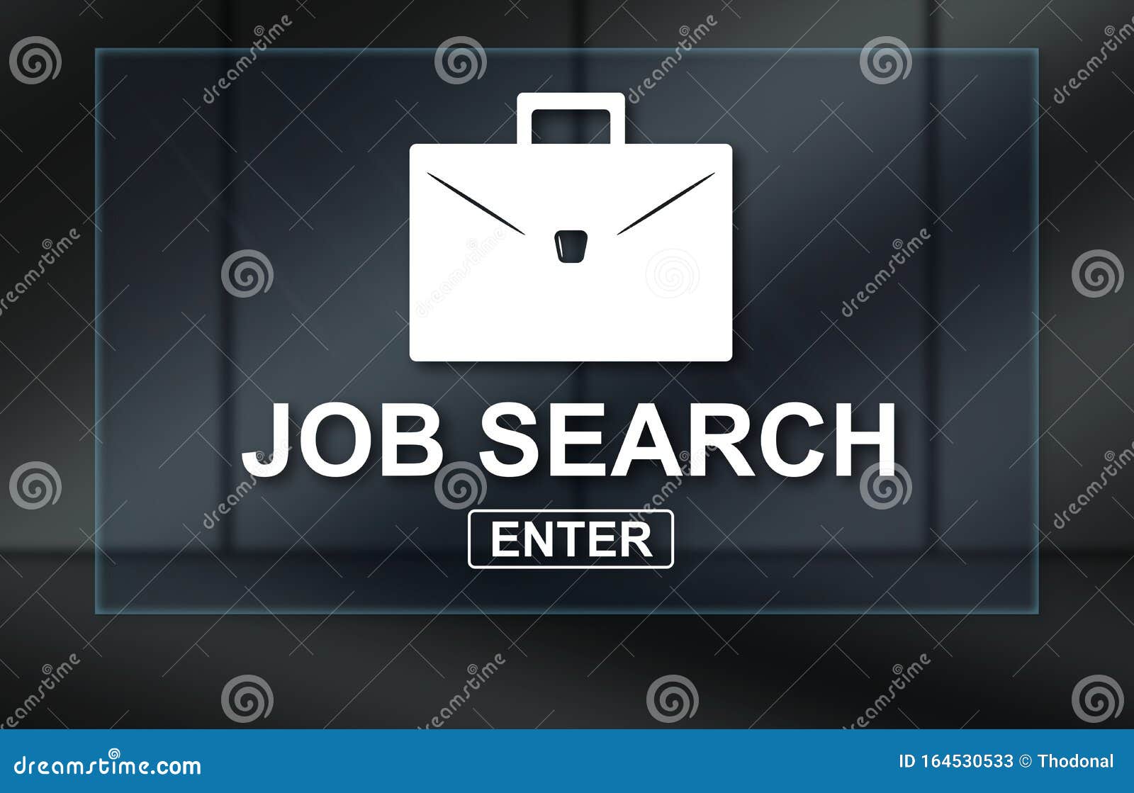 Concept of job search stock image. Image of work, people - 164530533