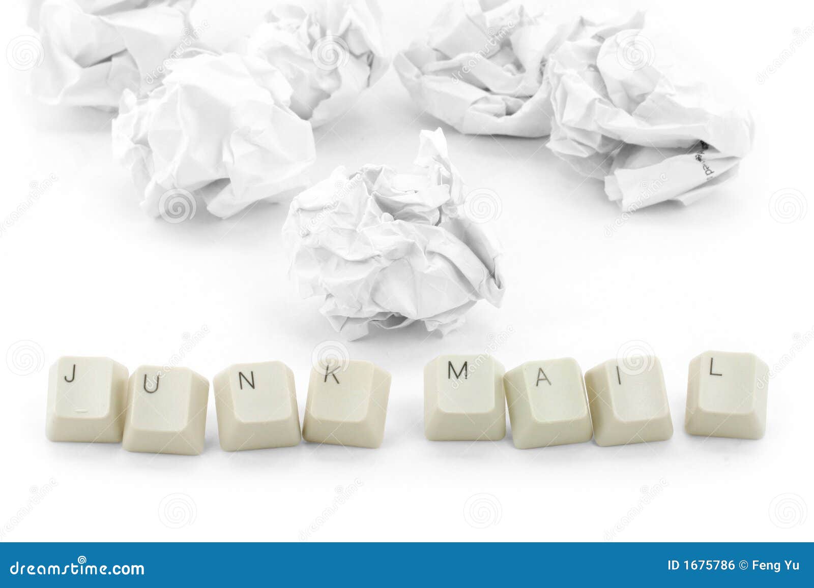 Concept of junk mail stock photo. Image of white, email - 1675786