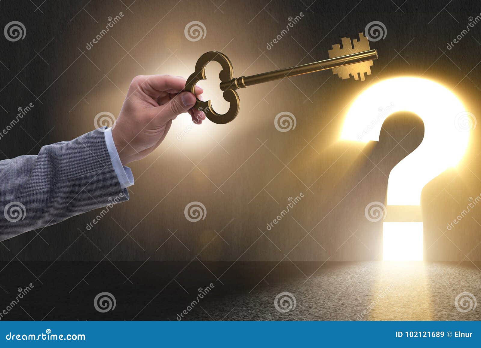 The Concept with Key To Success Illustration Stock Image - Image of ...