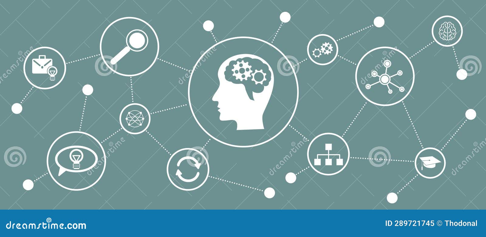 Concept of knowledge stock illustration. Illustration of professional ...