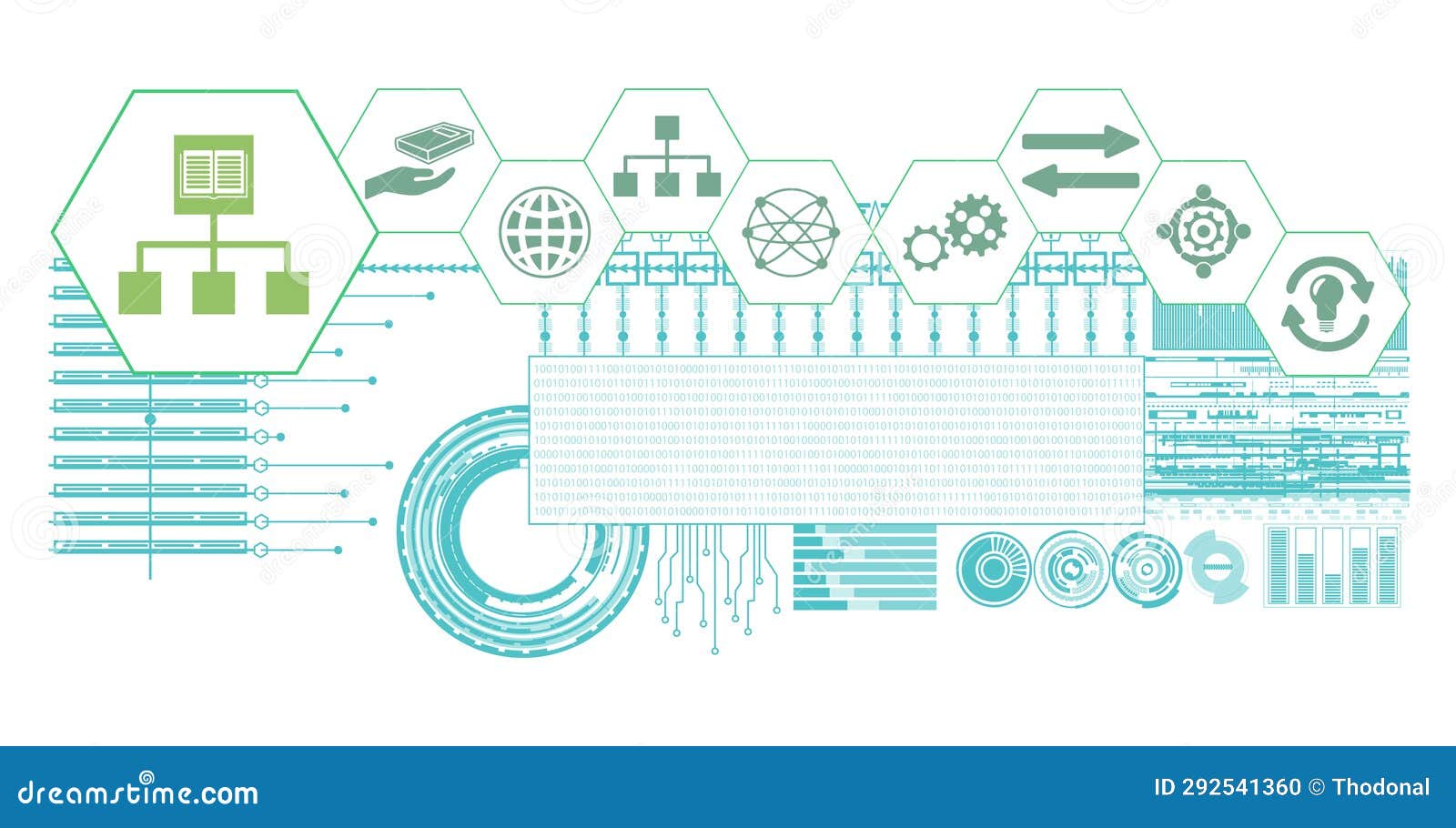 Concept of Knowledge Sharing Stock Illustration - Illustration of brain ...