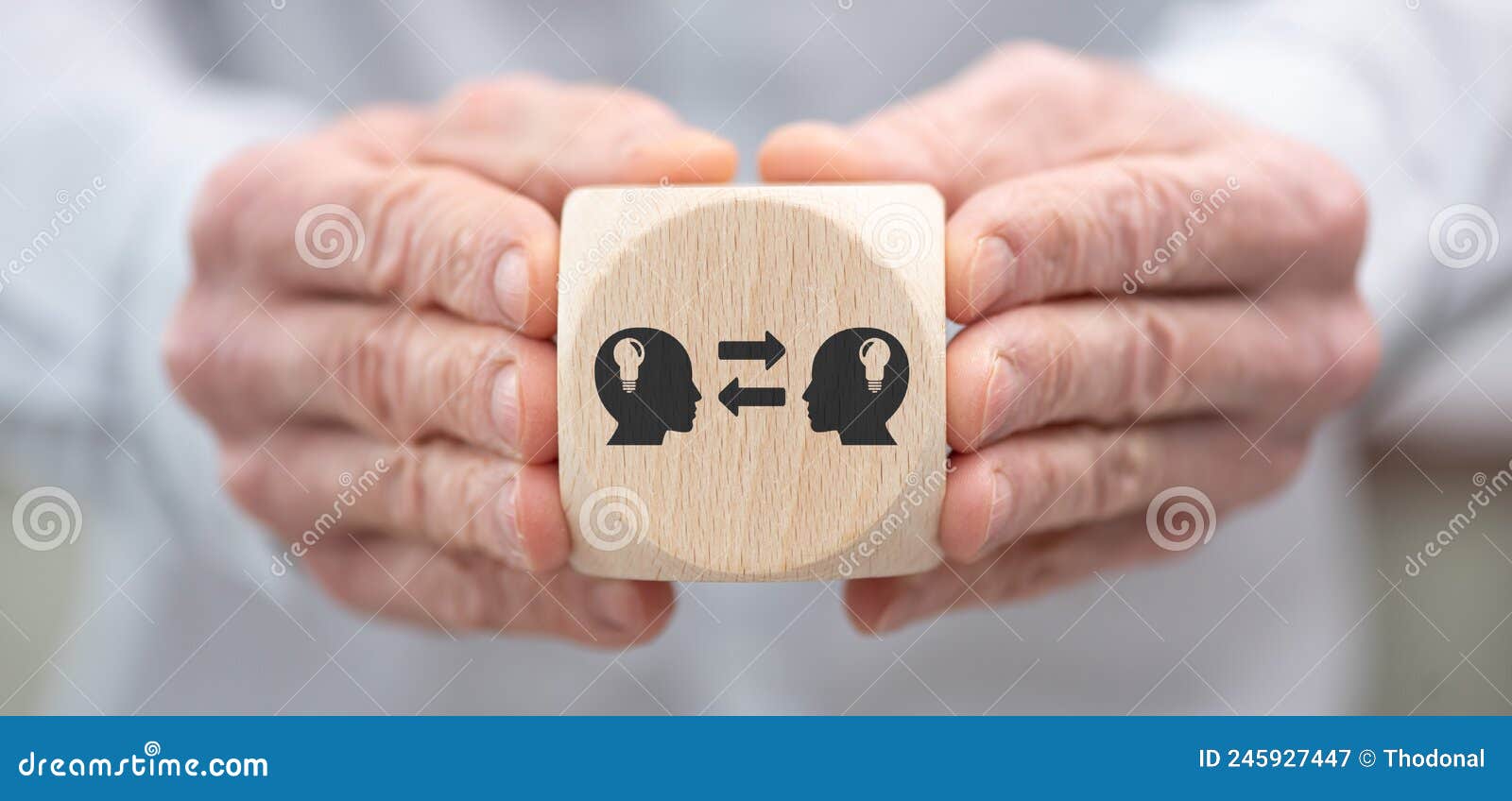 Concept of Knowledge Sharing Stock Image - Image of idea, intelligence ...