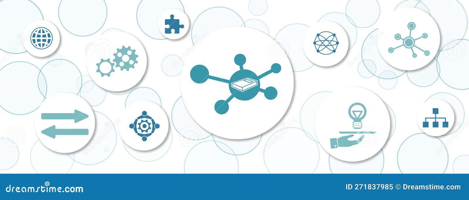 Concept of Knowledge Sharing Stock Illustration - Illustration of icon ...