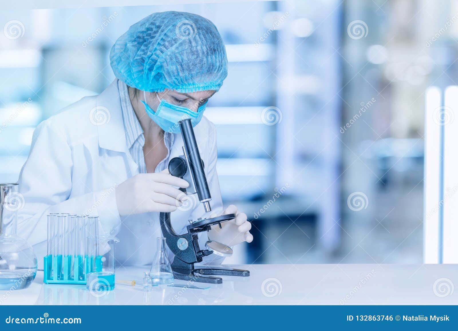The Concept is the Laboratorian Researchers Stock Photo - Image of ...