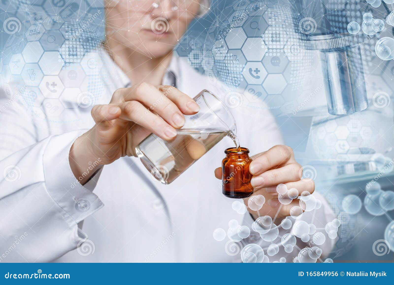 The Concept of Laboratory Studies and Experiments Stock Photo - Image ...