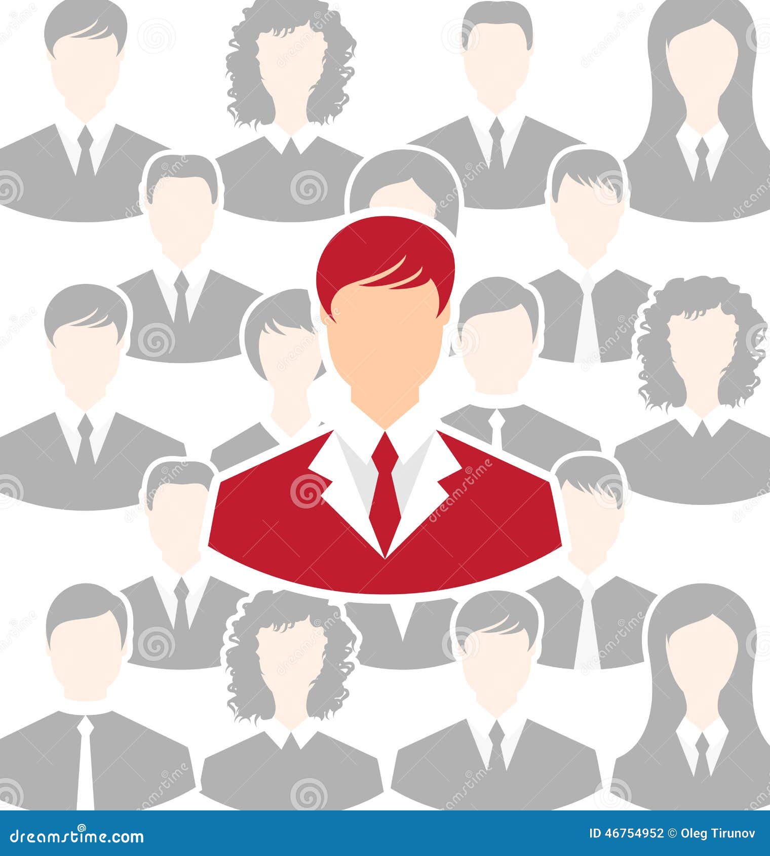 Concept of Leadership, Community Business People Stock Vector ...