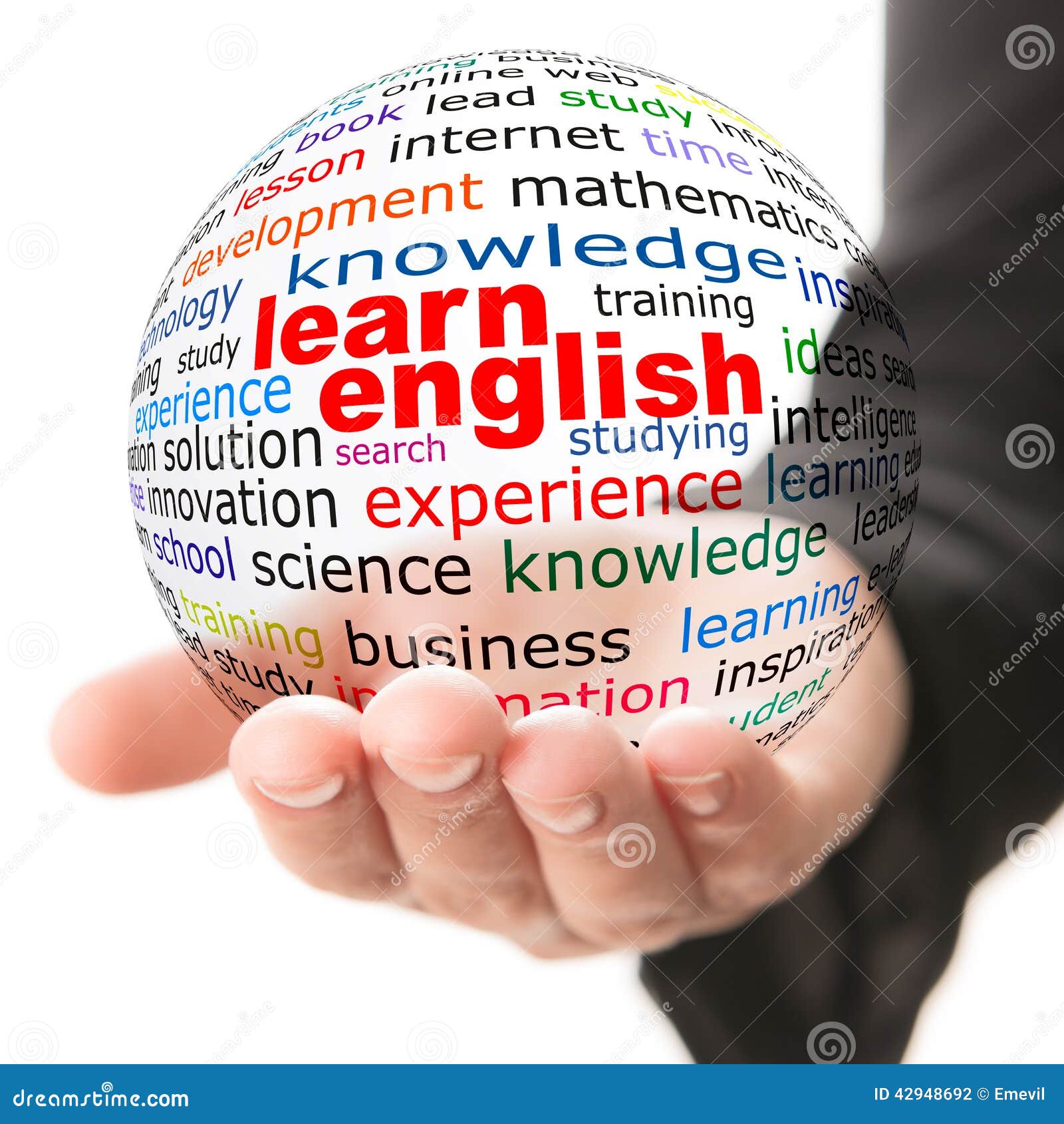 Concept of Learning English Stock Photo - Image of educational ...