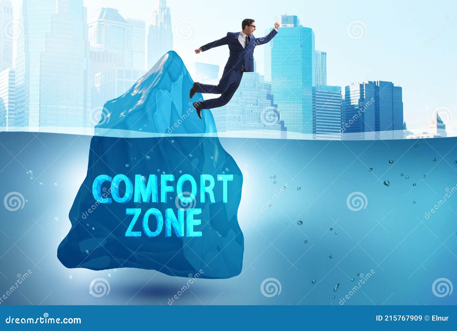 Concept of Leaving Zone of Comfort Stock Image - Image of growth ...