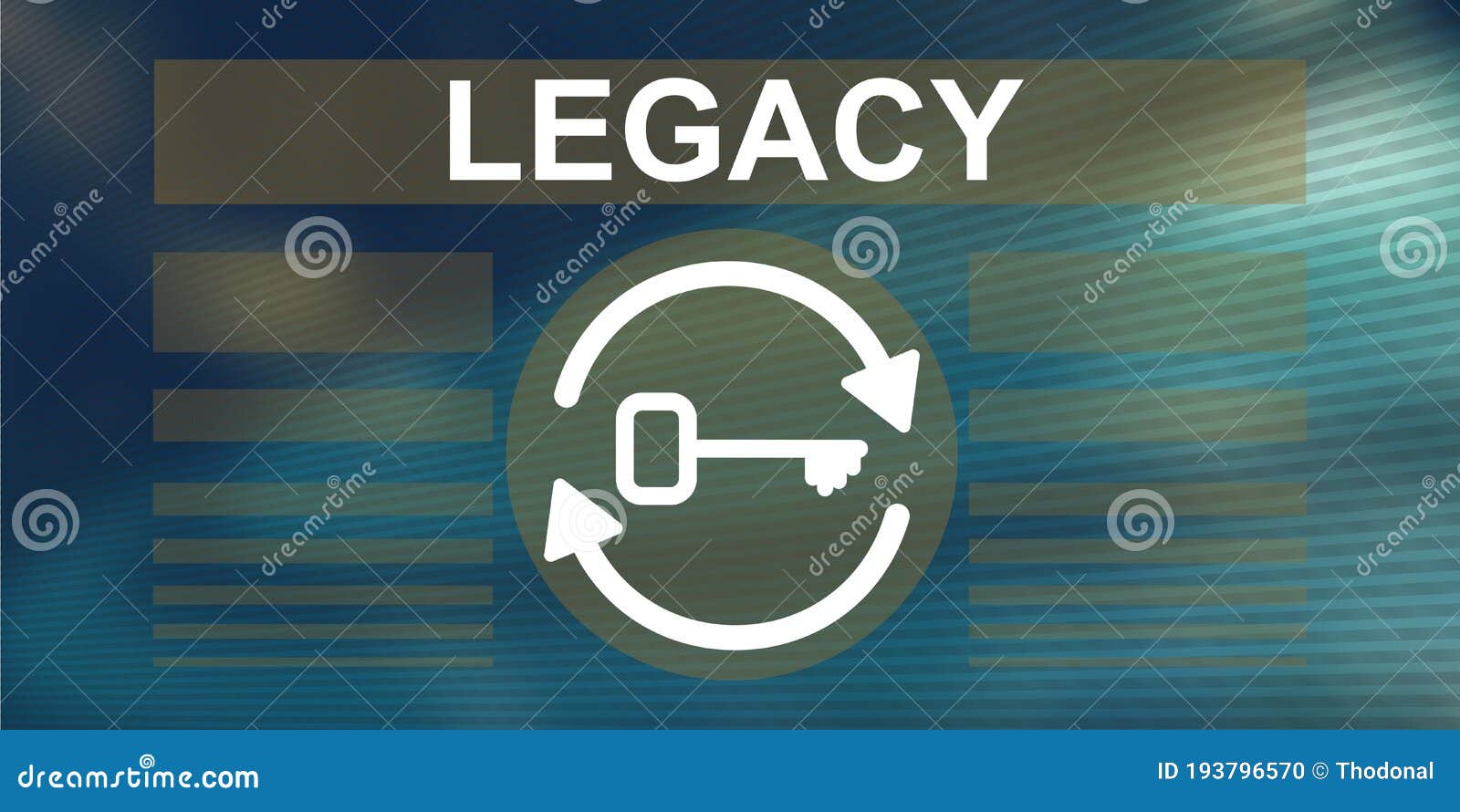 Concept of legacy stock illustration. Illustration of wealth - 193796570