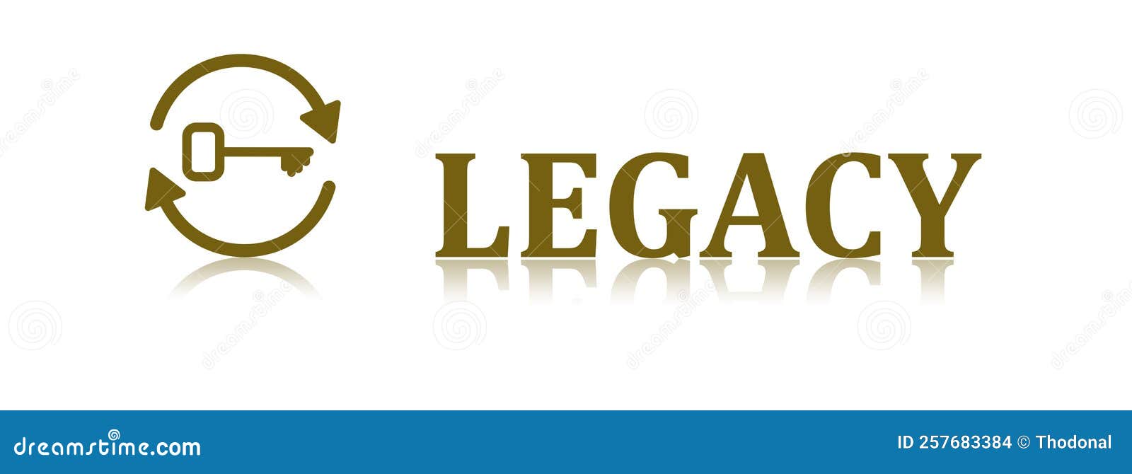 Concept of legacy stock illustration. Illustration of person - 257683384