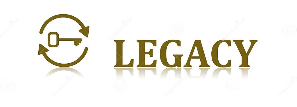 Concept of legacy stock illustration. Illustration of person - 257683384